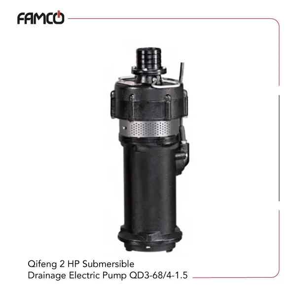 Qifeng 2 HP Submersible Drainage Pump QD3-68/4-1.5